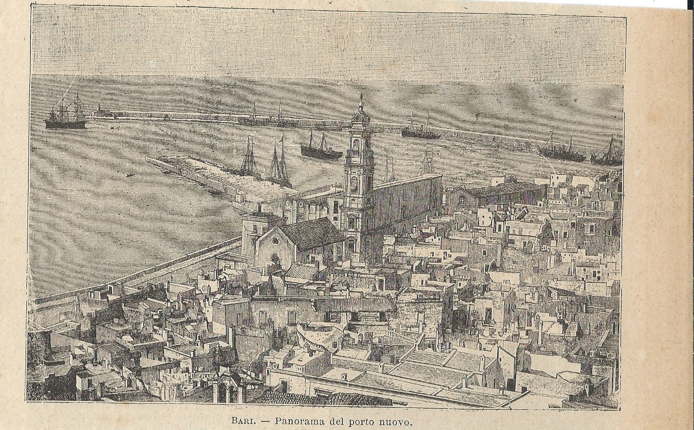 BARI. - Panorama del porto nuovo.